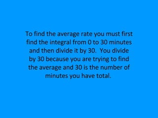 Calculus Project | PPT