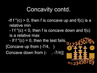 Calculus Sections 4.1 and 4.3 | PPT