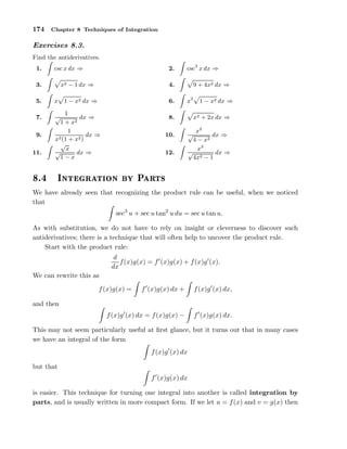 Calculus 08 techniques_of_integration | PDF