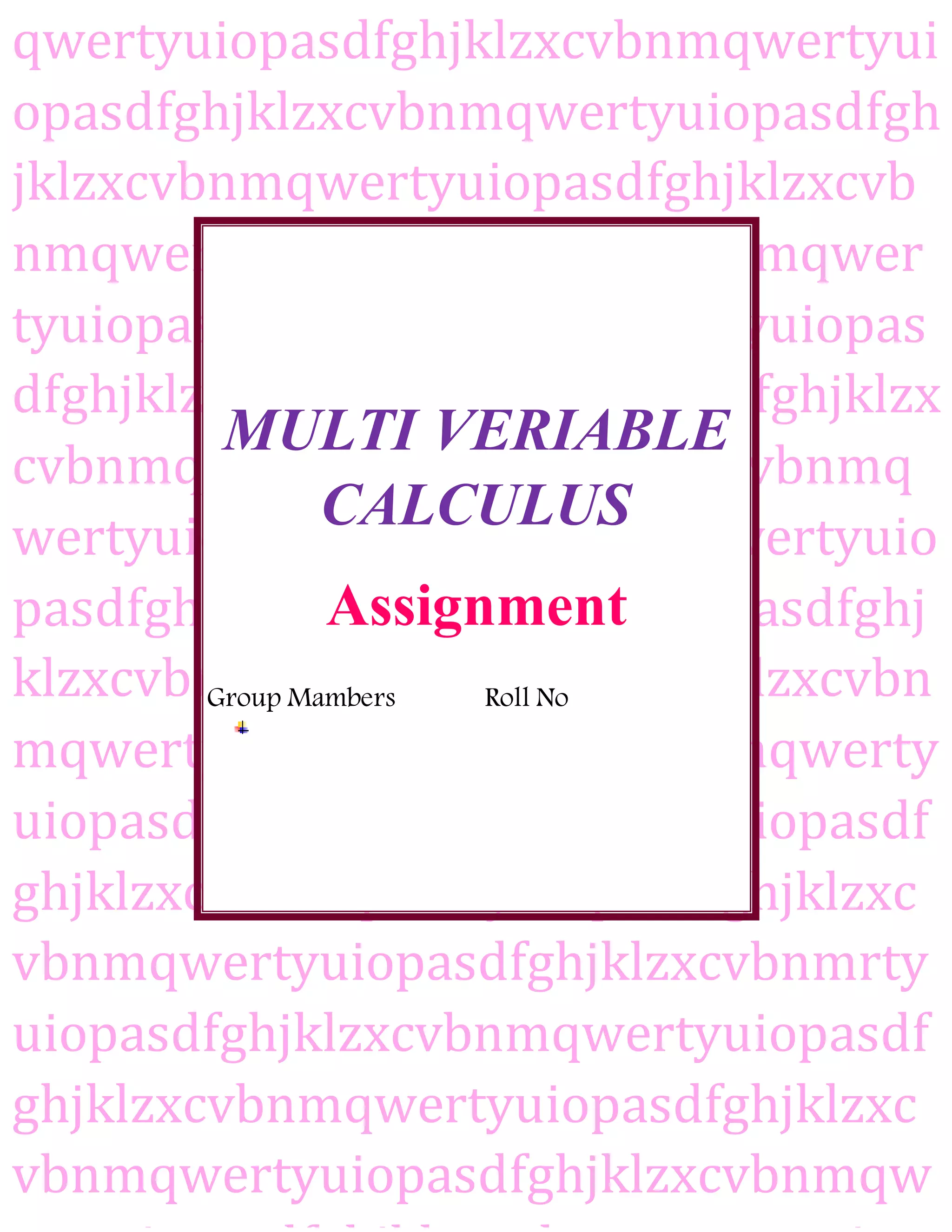 Calculus (1) | DOCX
