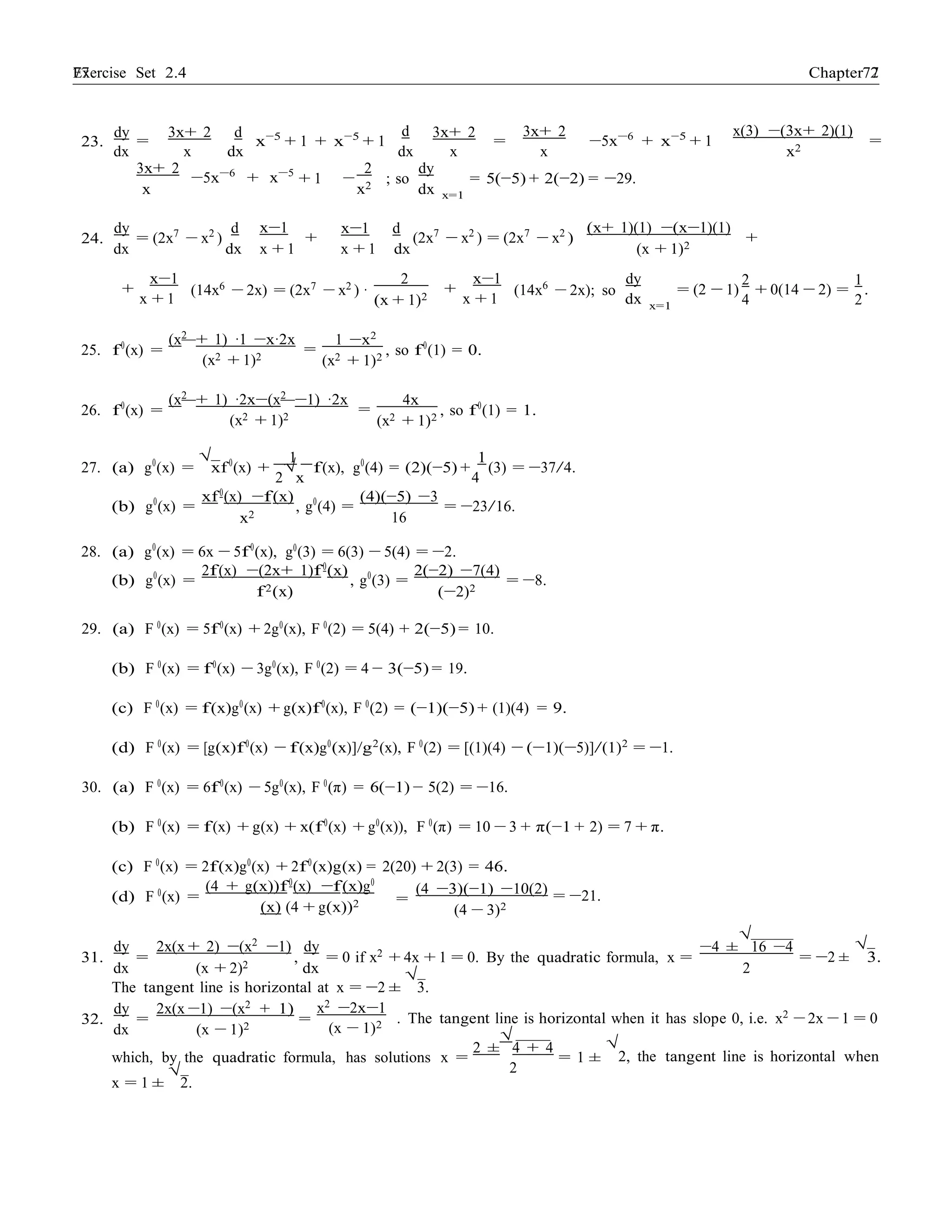 Calculus 10th edition anton solutions manual | PDF