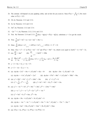 Calculus 10th edition anton solutions manual | PDF