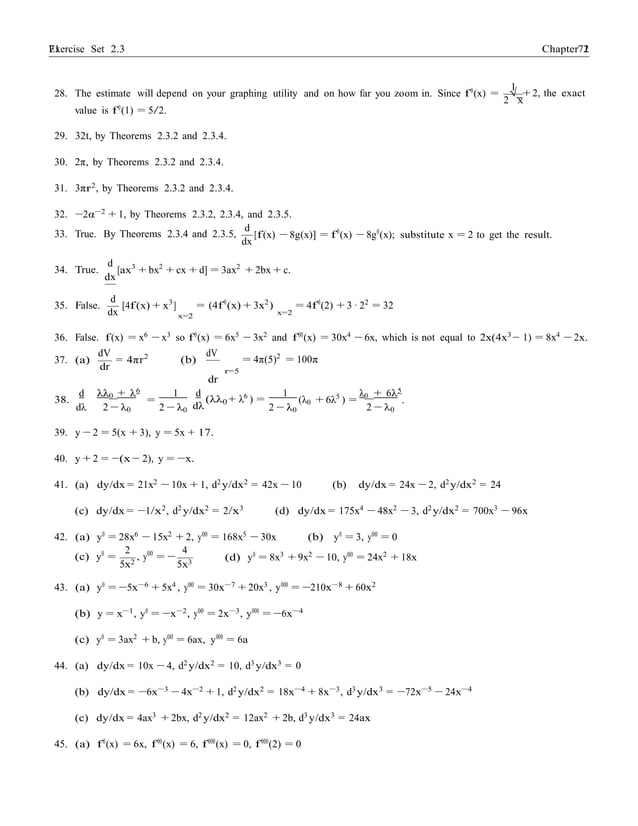 Calculus 10th edition anton solutions manual | PDF | Physics | Science