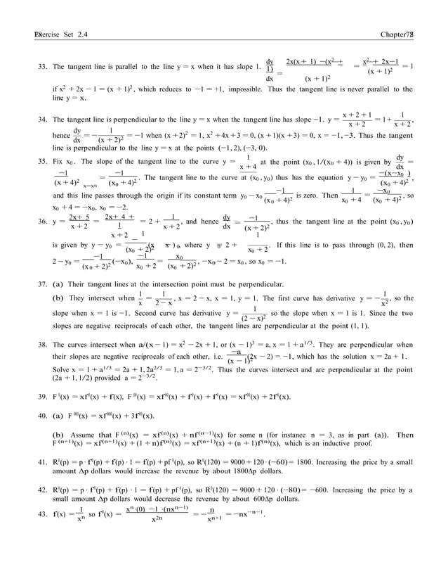 Calculus 10th edition anton solutions manual | PDF | Physics | Science