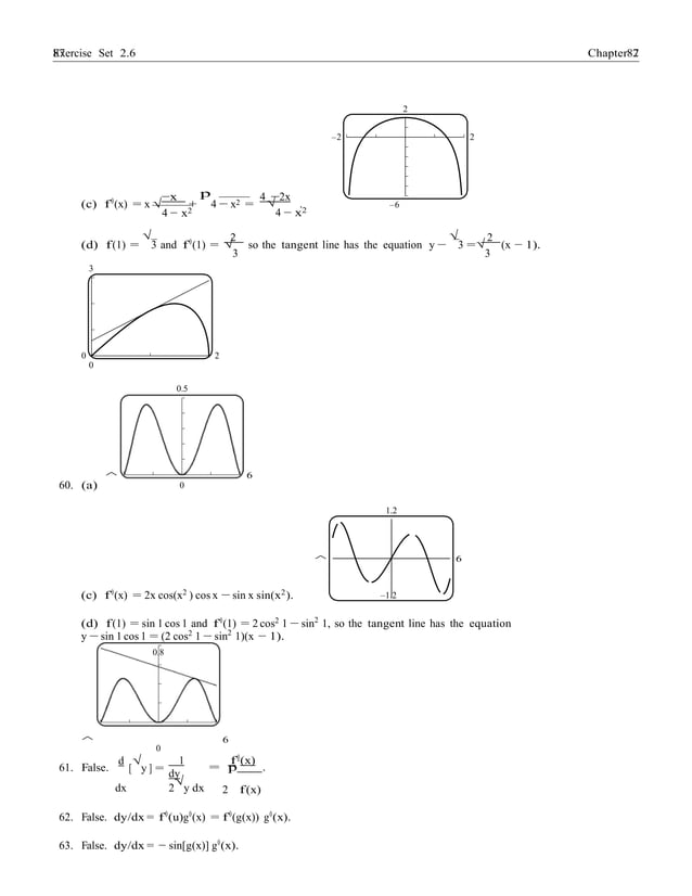 Calculus 10th edition anton solutions manual | PDF | Physics | Science