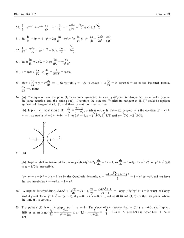 Calculus 10th edition anton solutions manual | PDF | Physics | Science