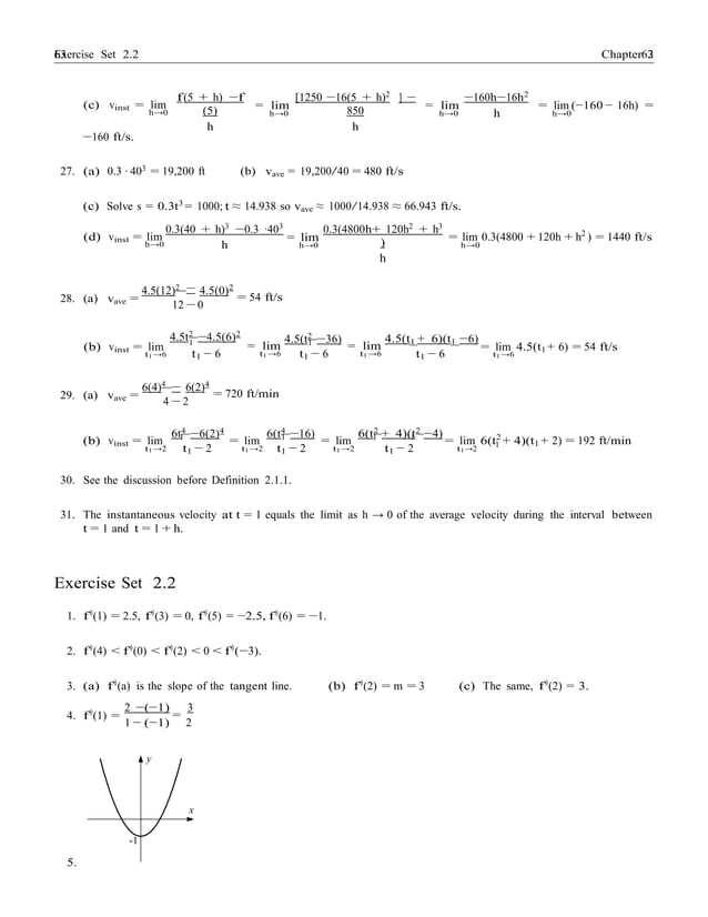 Calculus 10th edition anton solutions manual | PDF | Physics | Science