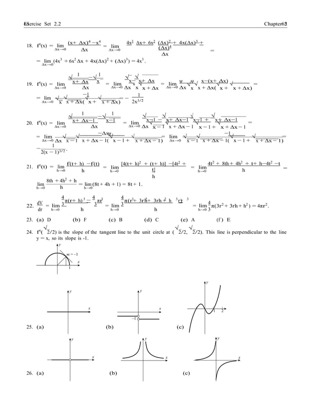 Calculus 10th edition anton solutions manual | PDF
