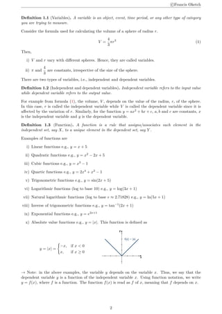 Limits and Continuity of Functions | PDF