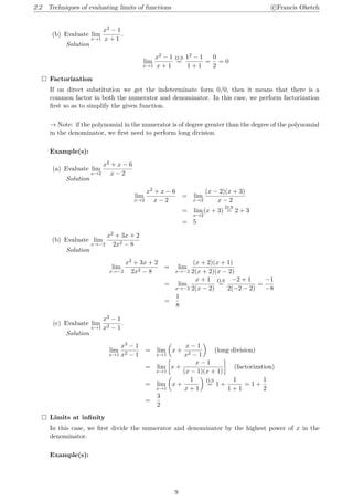 Limits and Continuity of Functions | PDF
