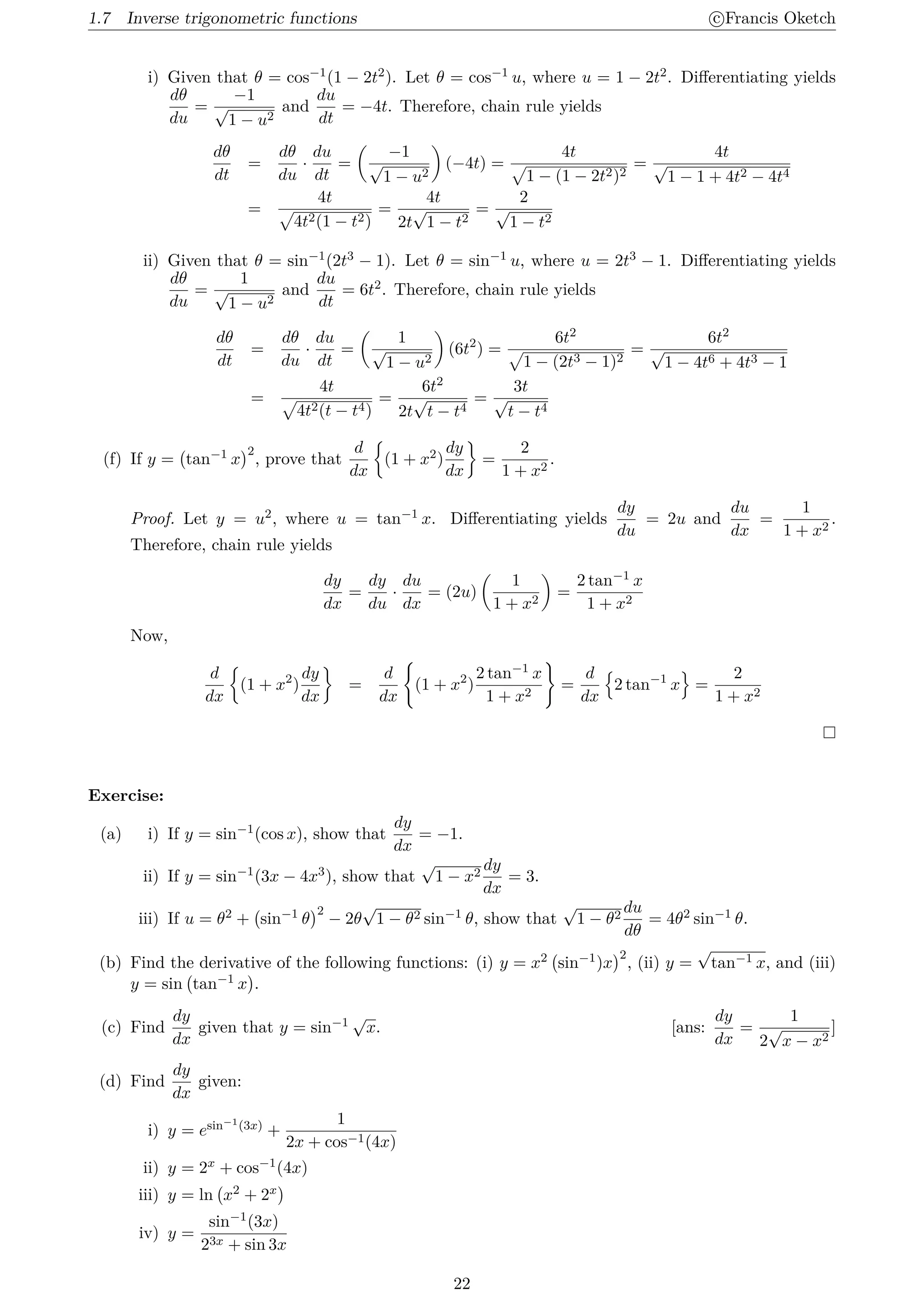 Differential Calculus Pdf