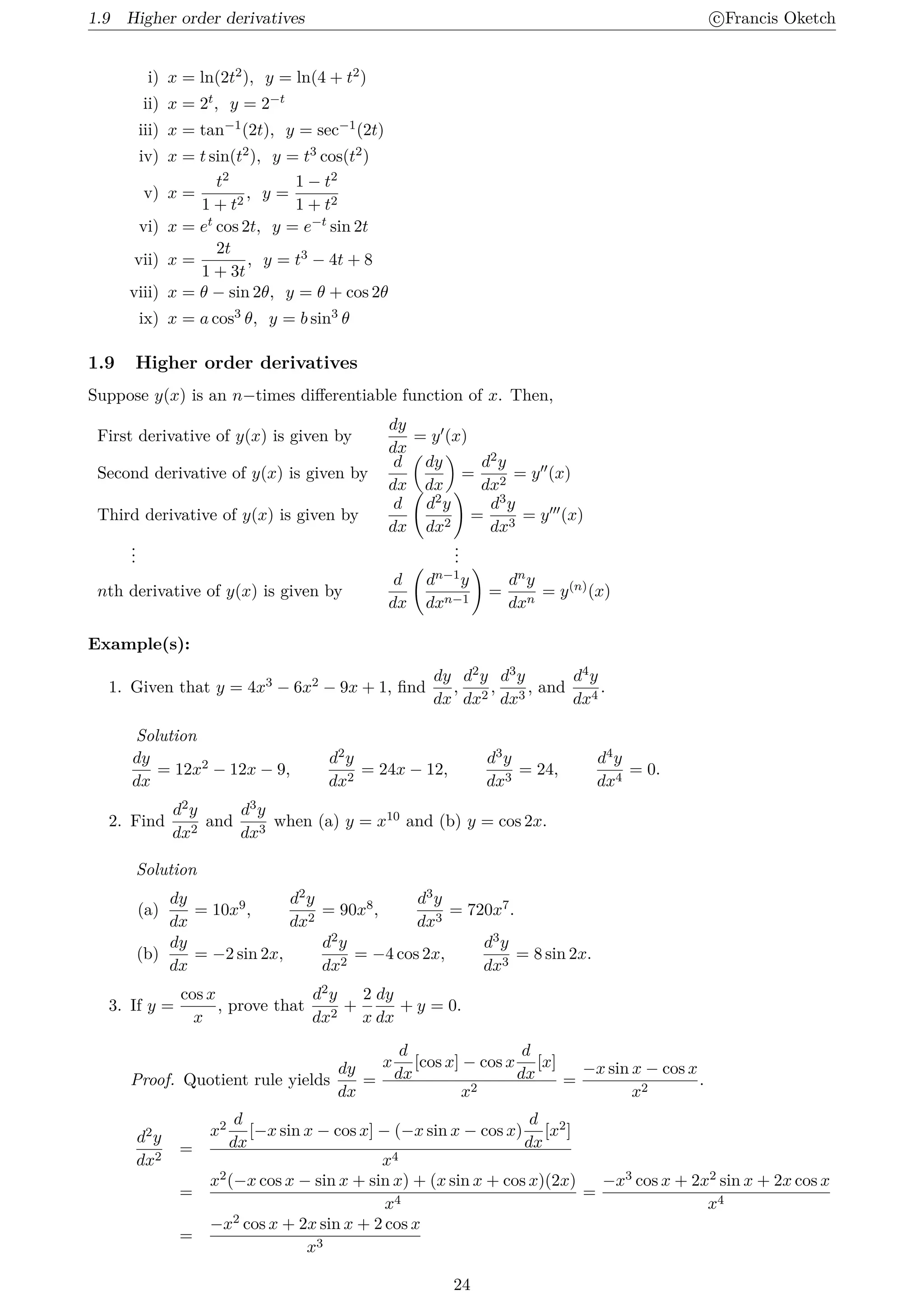 Differential Calculus | PDF