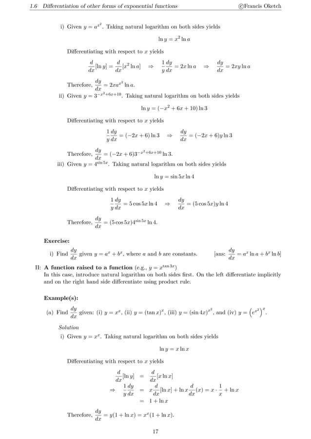 Differential Calculus | PDF
