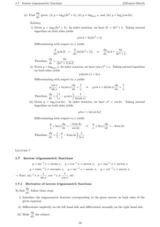 Differential Calculus | PDF