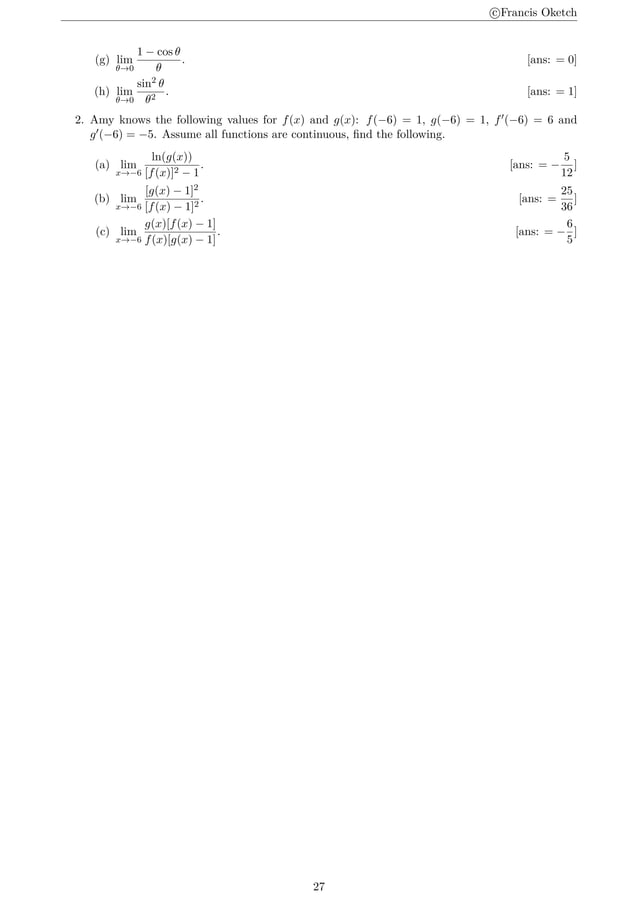 Differential Calculus | PDF