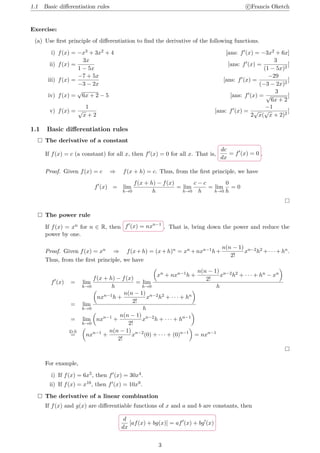 Differential Calculus | PDF