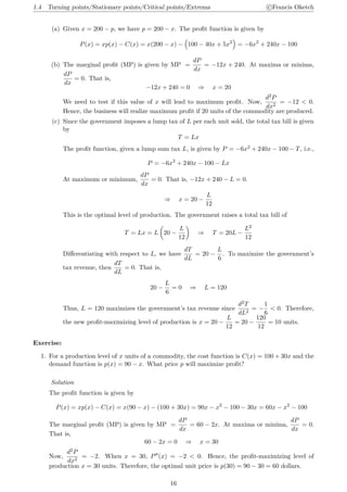 Applications of Differential Calculus in real life | PDF
