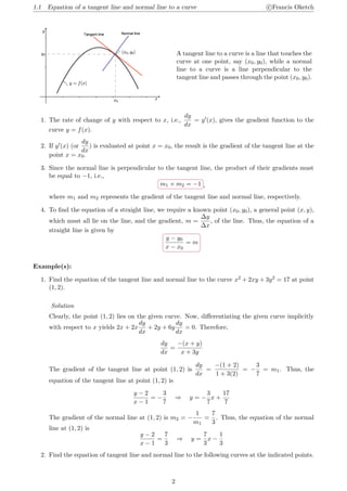 Applications of Differential Calculus in real life | PDF