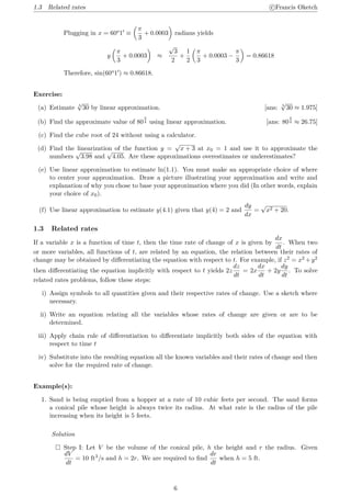 Applications of Differential Calculus in real life | PDF