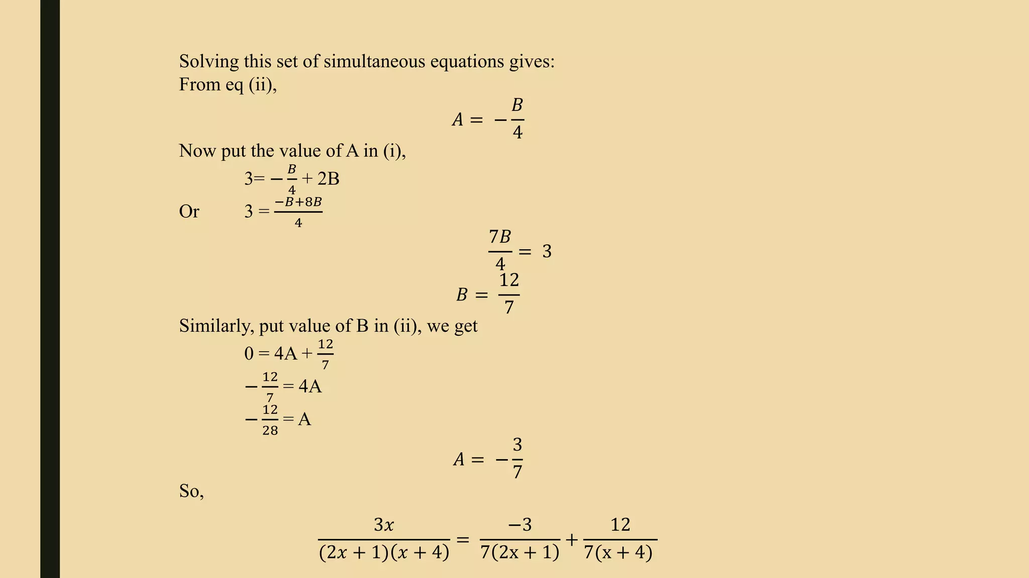 Integration by Parts & by Partial Fractions | PPT