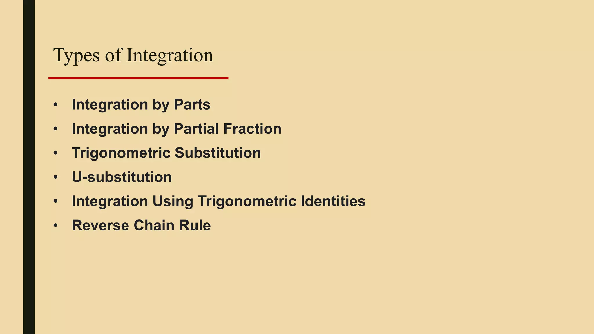 Integration by Parts & by Partial Fractions | PPTX