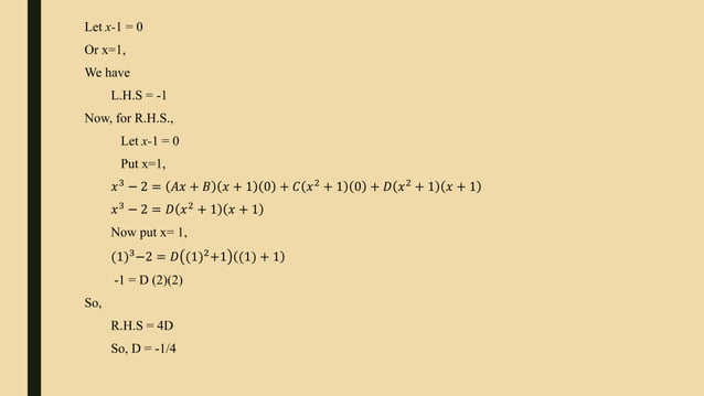 Integration By Parts And By Partial Fractions Pptx Physics Science