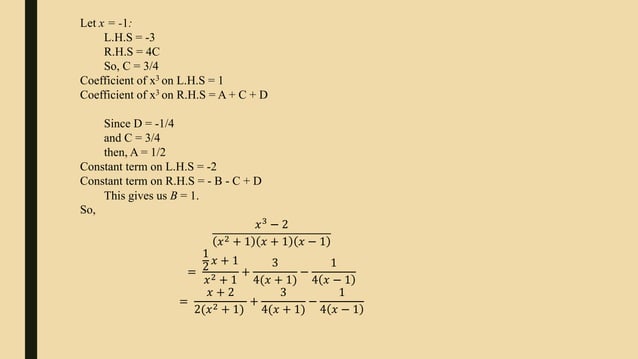Integration by Parts & by Partial Fractions | PPTX | Physics | Science