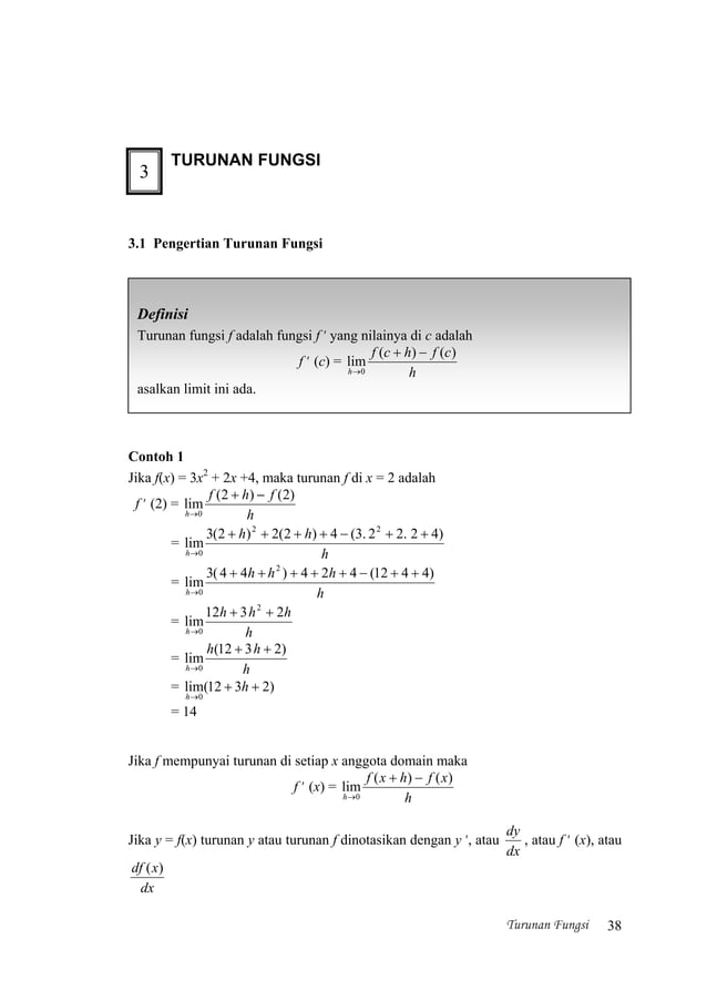 kalkulus dasar | PDF
