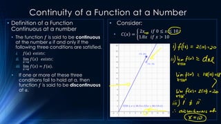 CALCULUS 2 L2 Basic of limits and Continuity | PDF