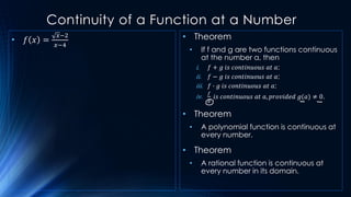 CALCULUS 2 L2 Basic of limits and Continuity | PDF