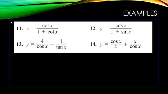 Calculus 2 Lesson 4 Numerical Derivatives | PPT