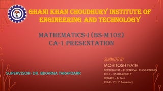 Calculus and matrices and various other topics.pptx