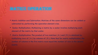 Calculus and matrices and various other topics.pptx