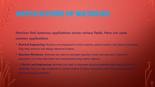 Calculus and matrices and various other topics.pptx