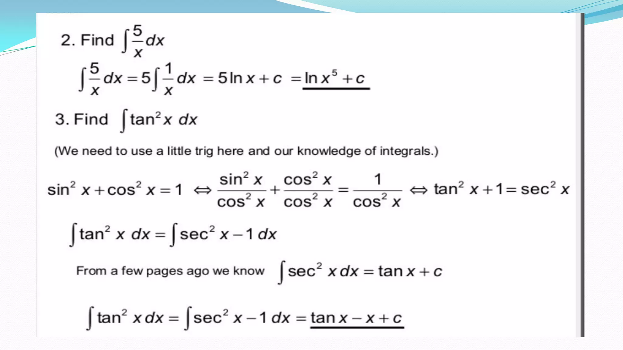 Calculus and matrix algebra notes | PPT