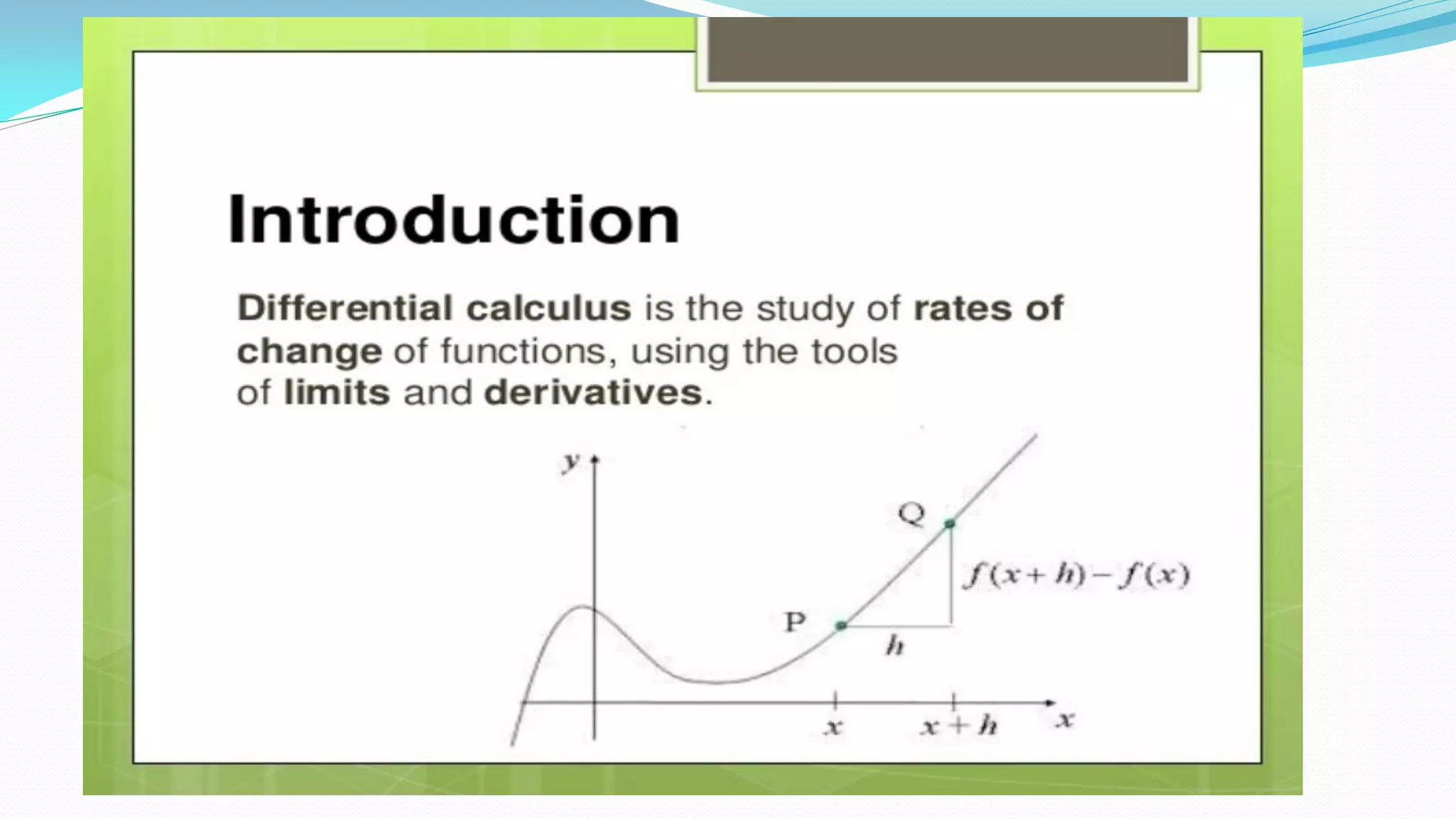 Calculus and matrix algebra notes | PPT