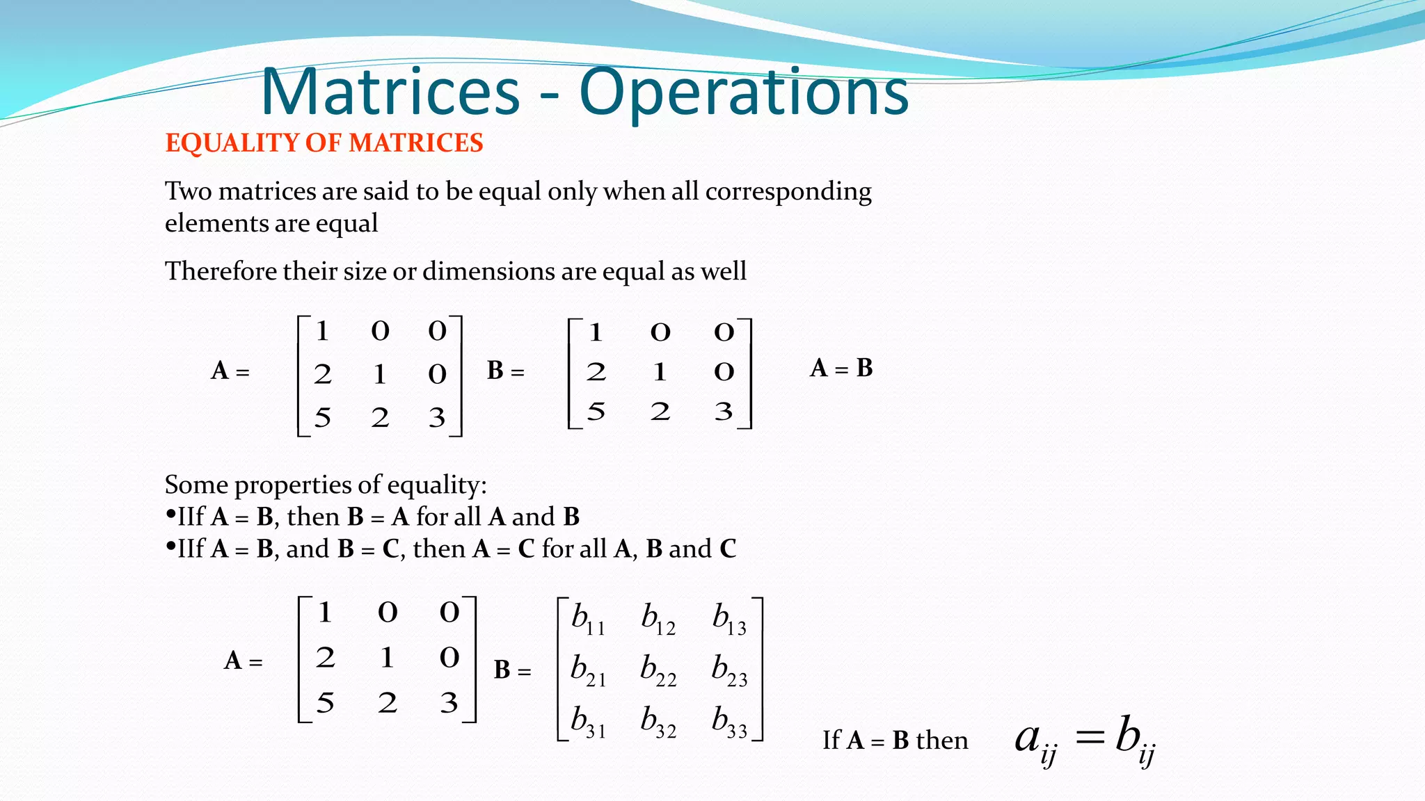 Calculus and matrix algebra notes | PPT