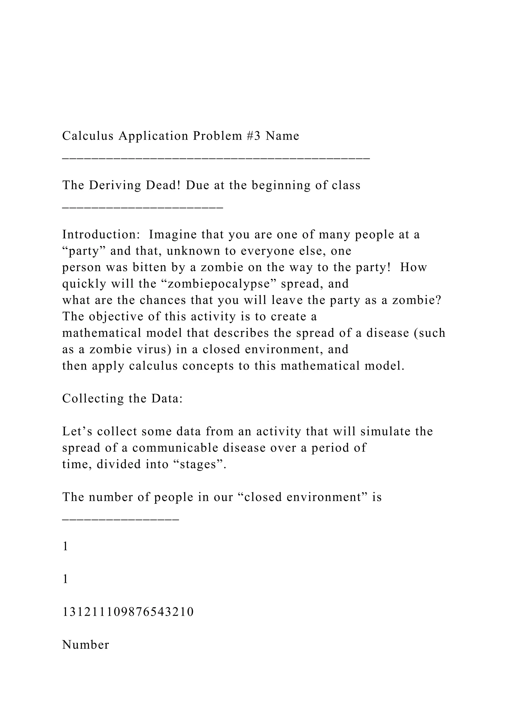 Calculus Application Problem #3 Name _________________________.docx