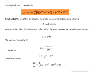 Calculus Assignment Help | PPT