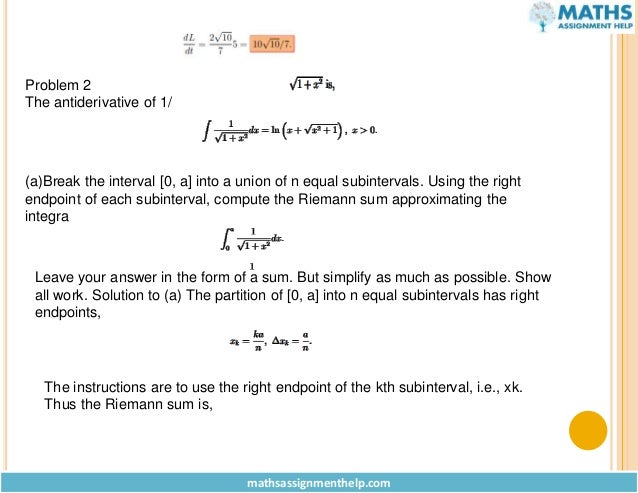 Calculus Assignment Help | PPTX | Physics | Science