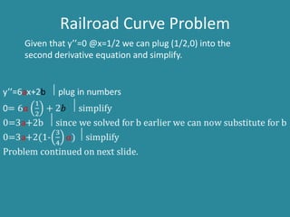Calculus bicycle and railroad powerpoint | PPT