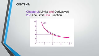 CALCULUS chapter number one presentation | PPTX