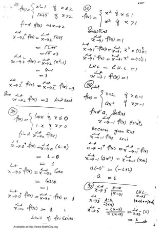 Calculus ch#1 (5) | PDF