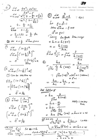 Calculus ch#1 (5) | PDF