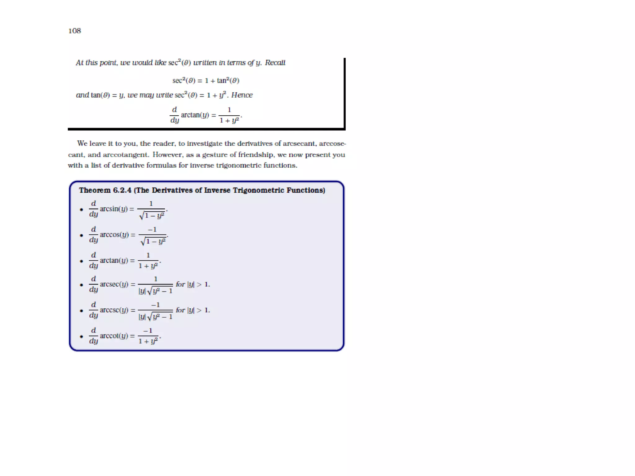 The Building Block of Calculus - Chapter 6 the Derivatives of ...
