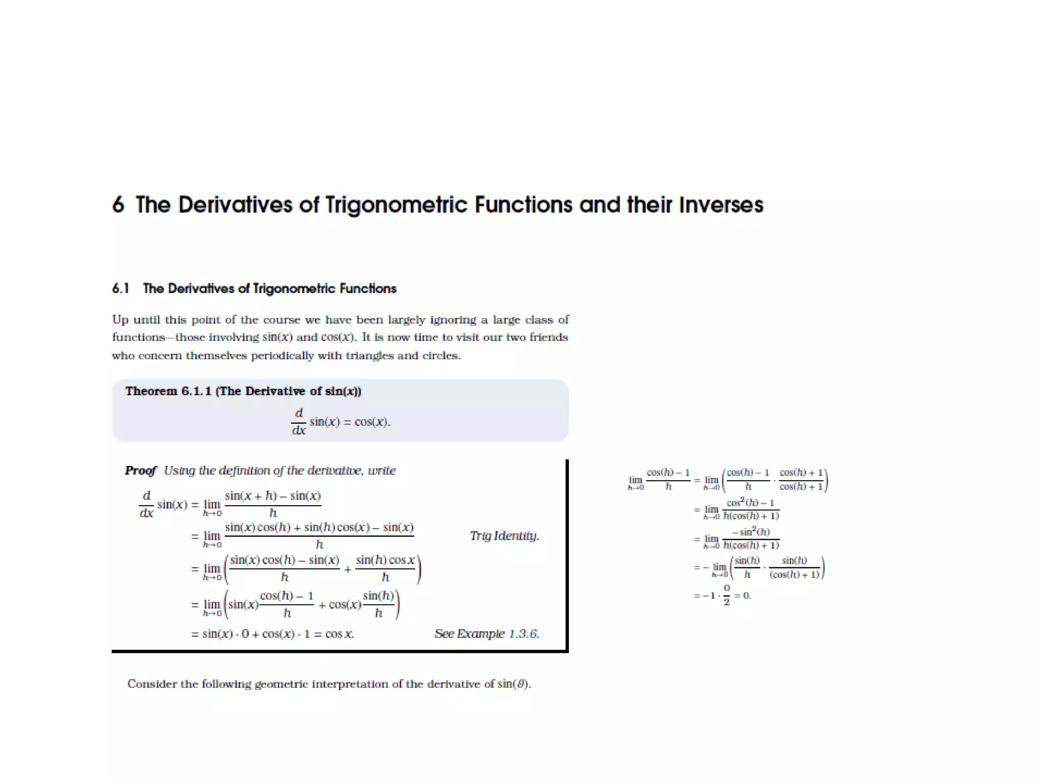 The Building Block of Calculus - Chapter 6 the Derivatives of ...