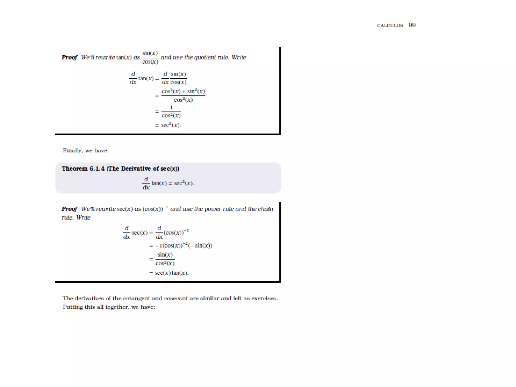The Building Block of Calculus - Chapter 6 the Derivatives of ...