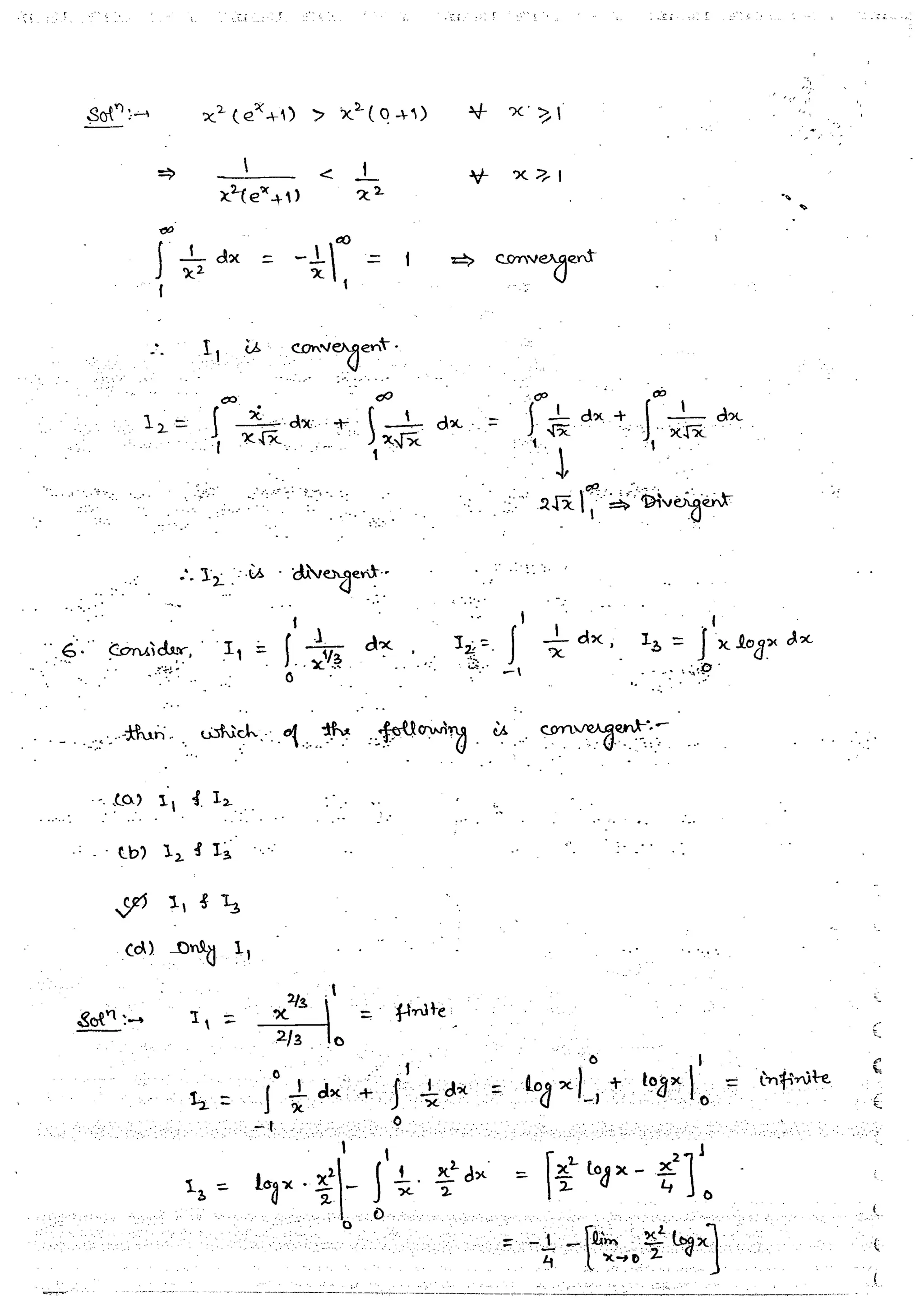 Mathematical Calculus hand written notes | PDF