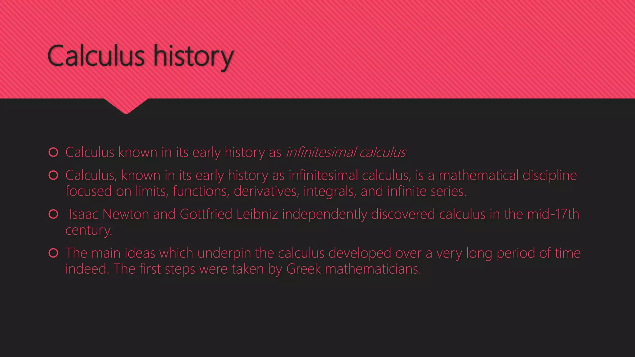 History of calculus and applications | PPTX