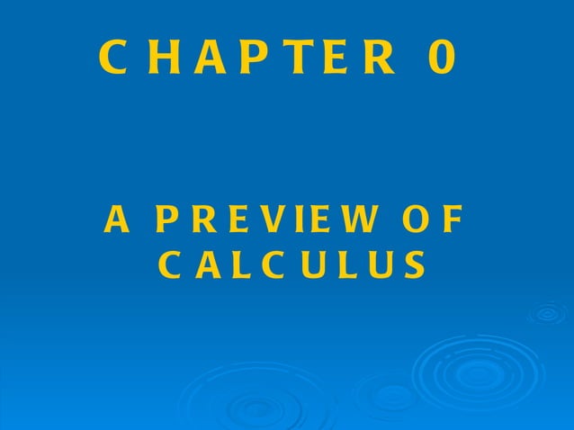 Calculus 1 | PPT